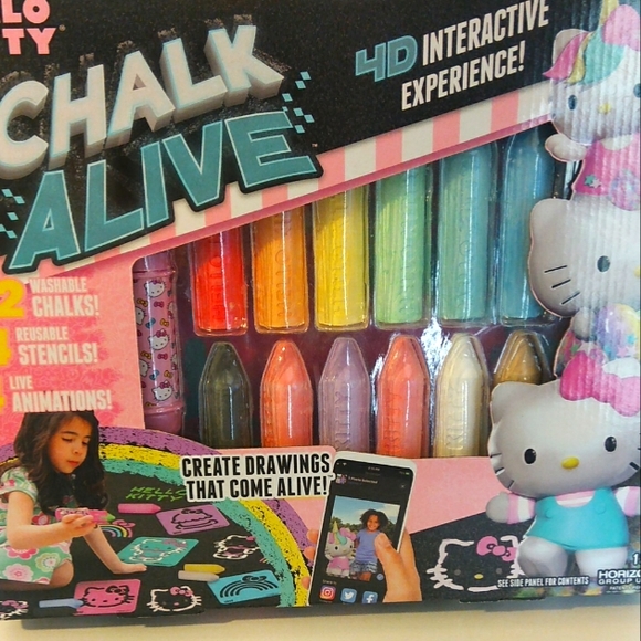 Horizon | Toys | Hello Kitty Chalk Alive 4d Interactive Art | Poshmark